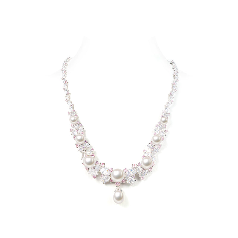 Wedding collection： Radiant Fusion A Stunning Artistic necklace ...