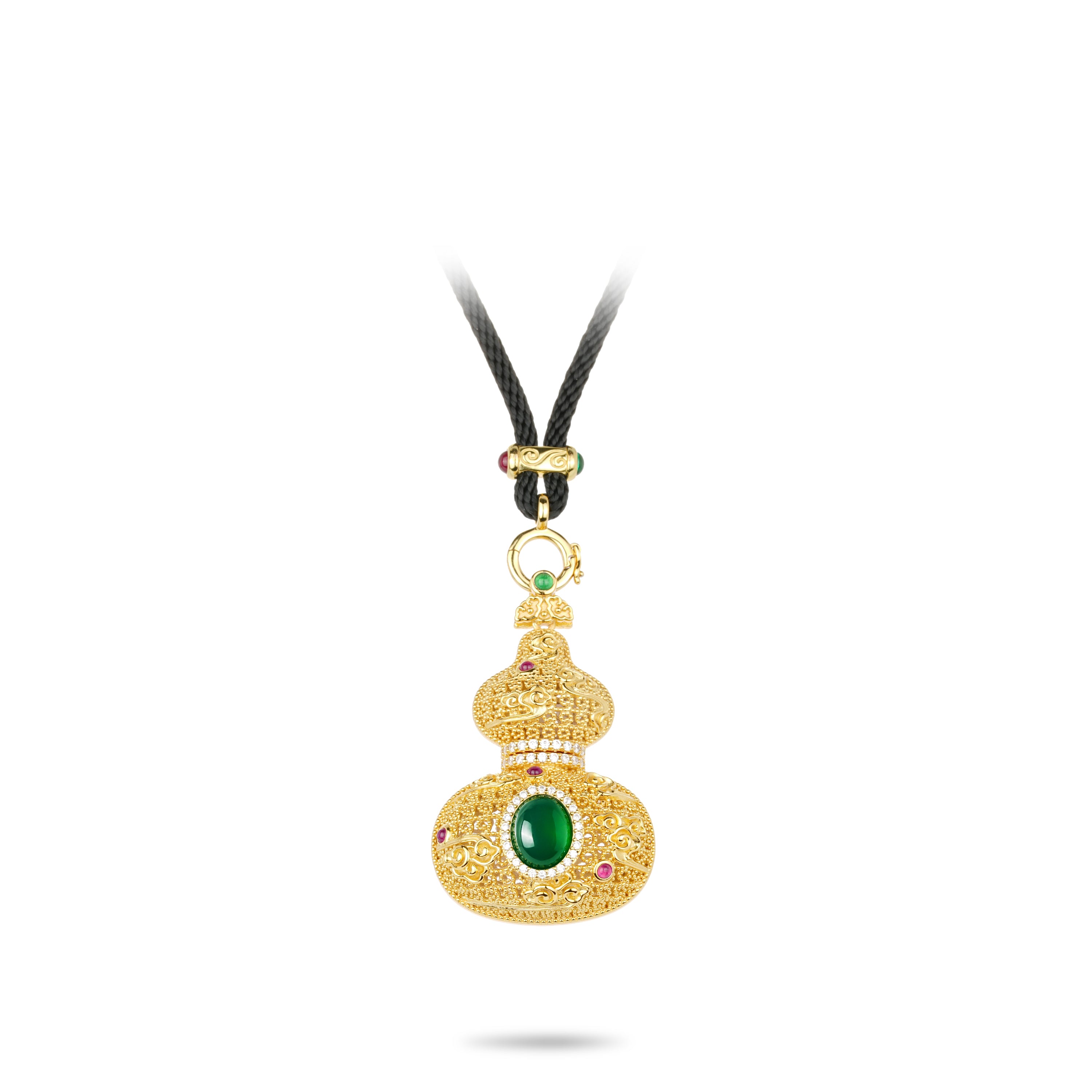 Pre-order High Jewelry collection: "Golden Satin Rotating Pendant Neck ...