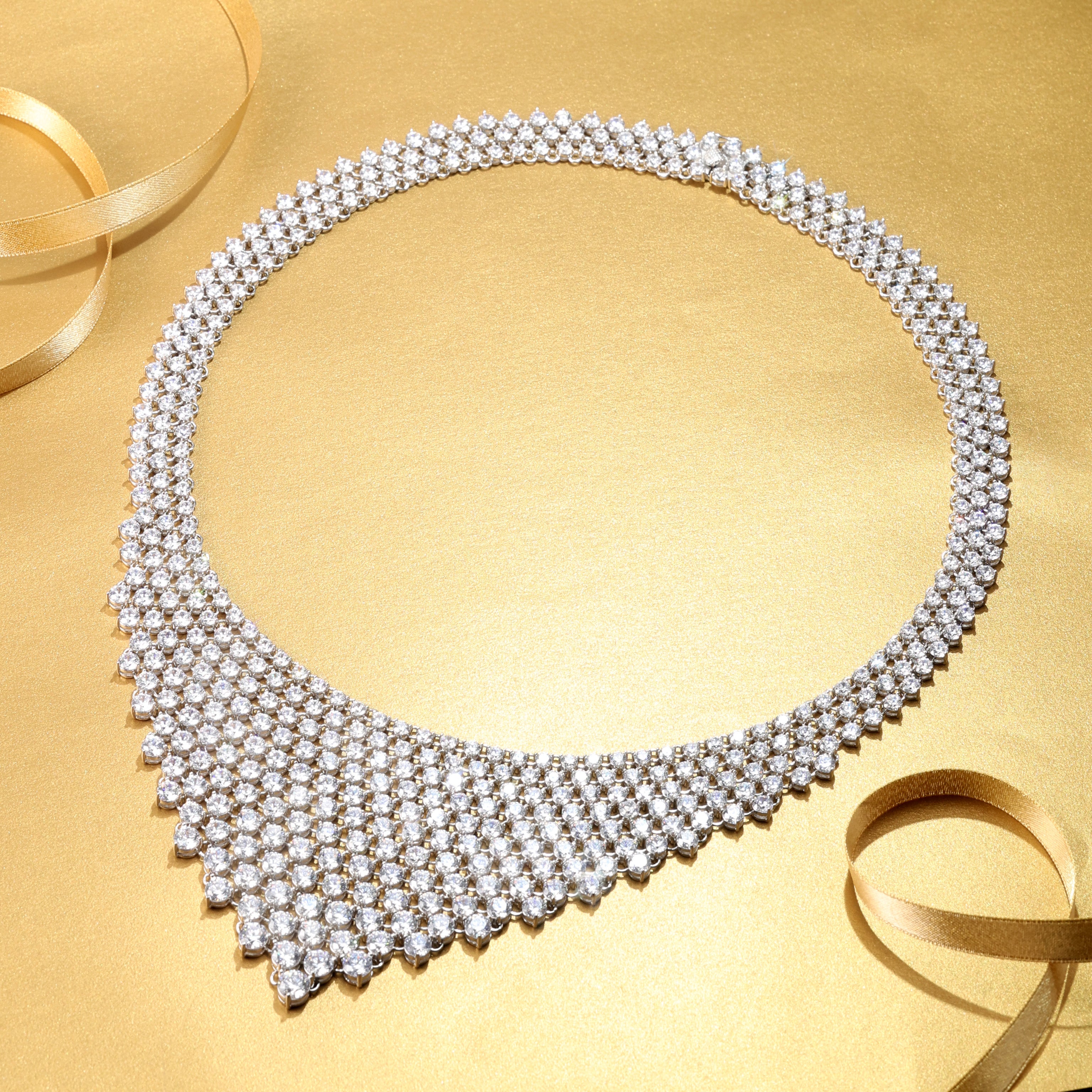 Customized design Clear diamond color brilliant cut Lab created stones ...